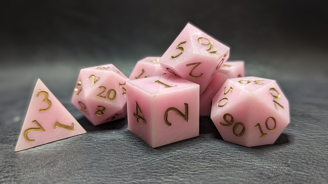 Angel Skin Sharp Dice Set - Etsy