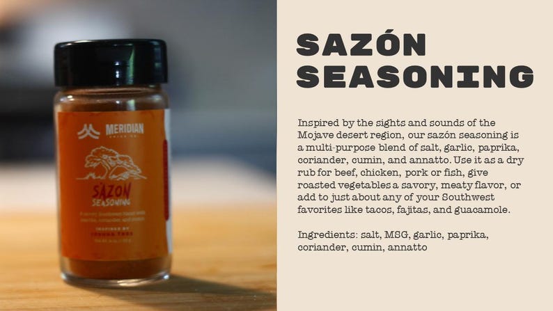 Meridian Spice Co. Spice Flight Gift Set four Jars - Etsy