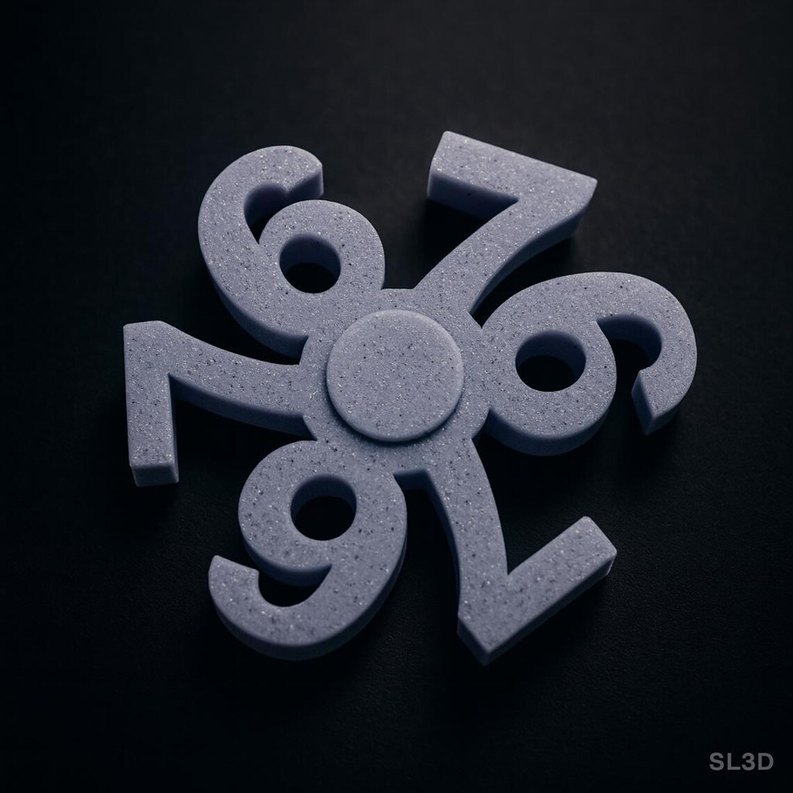 67 Meme Fidget Spinner | Six Seven Toy | 3D Print | Gifts for Kids - Etsy