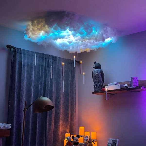 Led Cloud Ceiling Light - Etsy