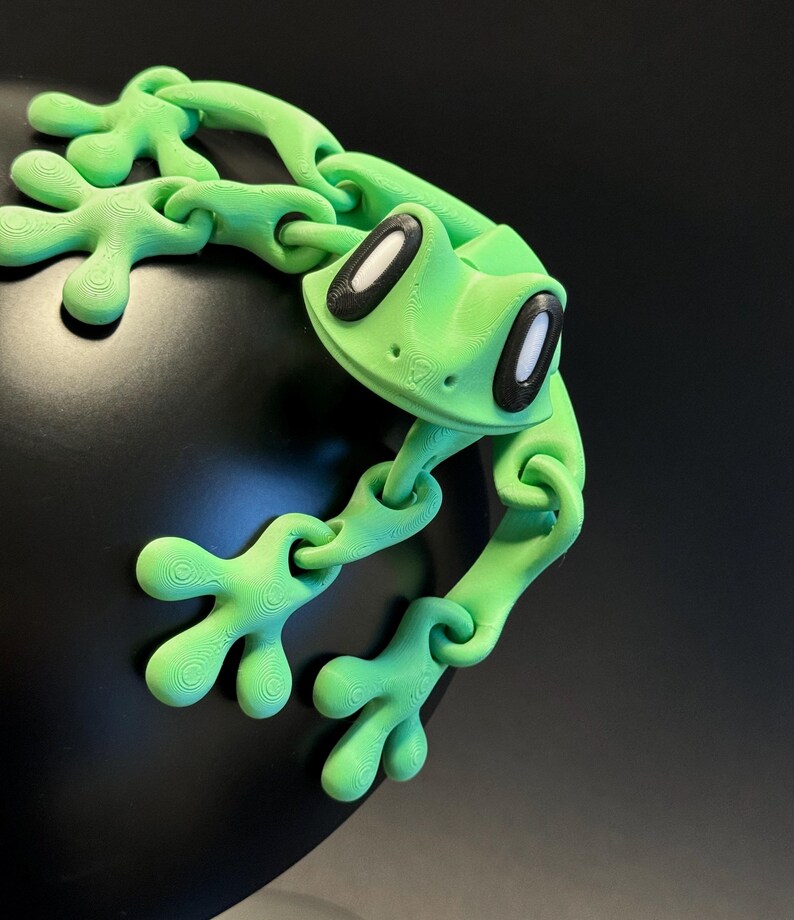 Frank the Frog - Fidget Toy With Flexible Joints and Magnets - Etsy