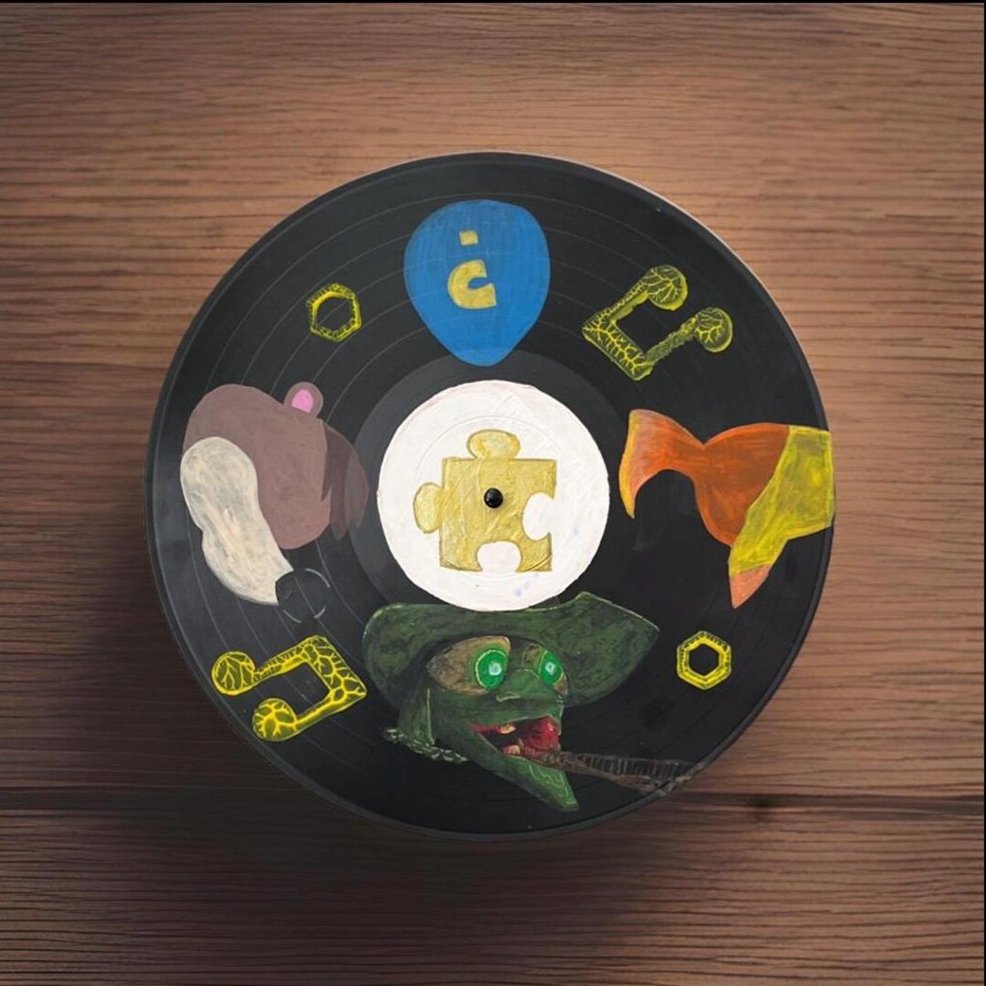 Hand-painted Banjo-kazooie Vinyl Art – Unique Gaming Wall Decor - Etsy