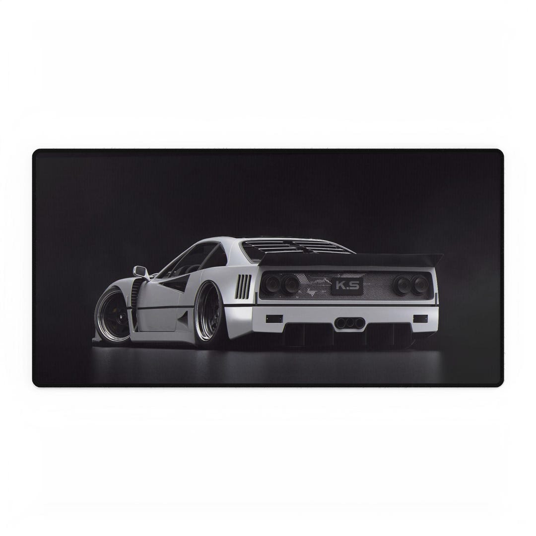 Widebody Ferrari F40 Desk Mat, Car Enthusiast Gift, Racing Desk Pad ...