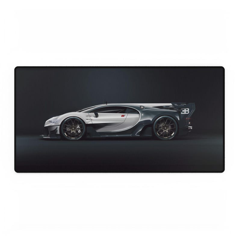 Bugatti Chiron Car Desk Mat, Mouse Pad - Automotive Gaming Office Desk ...