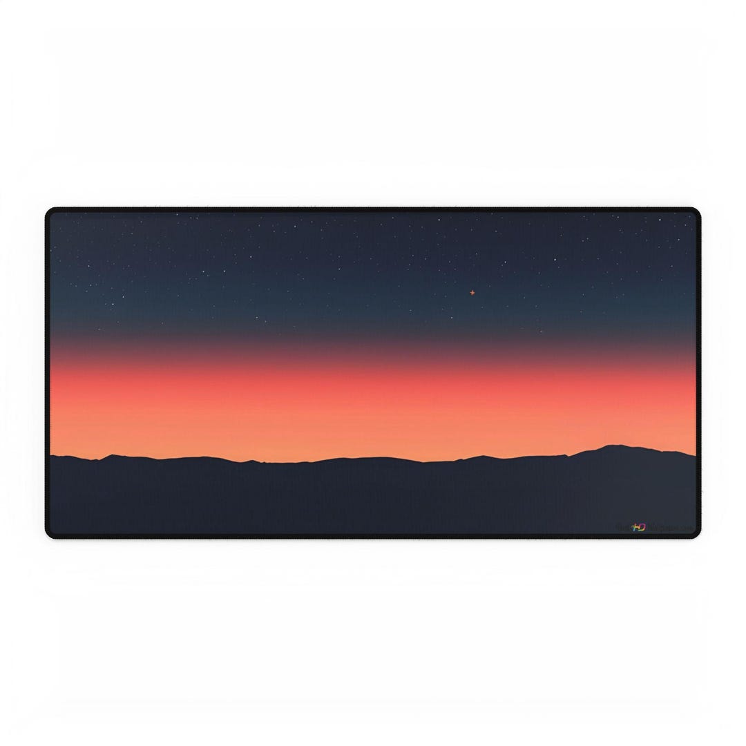 Sunset Desk Mat, Office Desk Accessories, Gaming Desk Pad, Computer ...