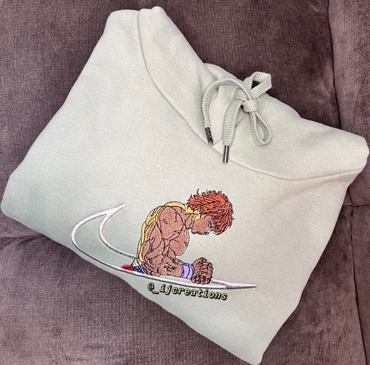 Baki Hanma Embroidery Design - Etsy