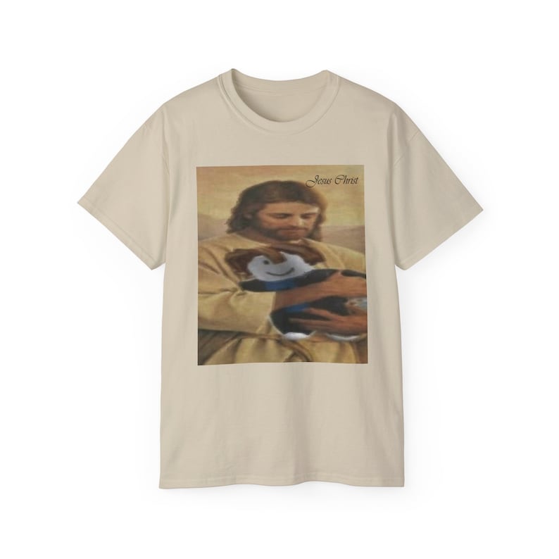 Jesus Embracing Roblox Noob Shirt - Etsy