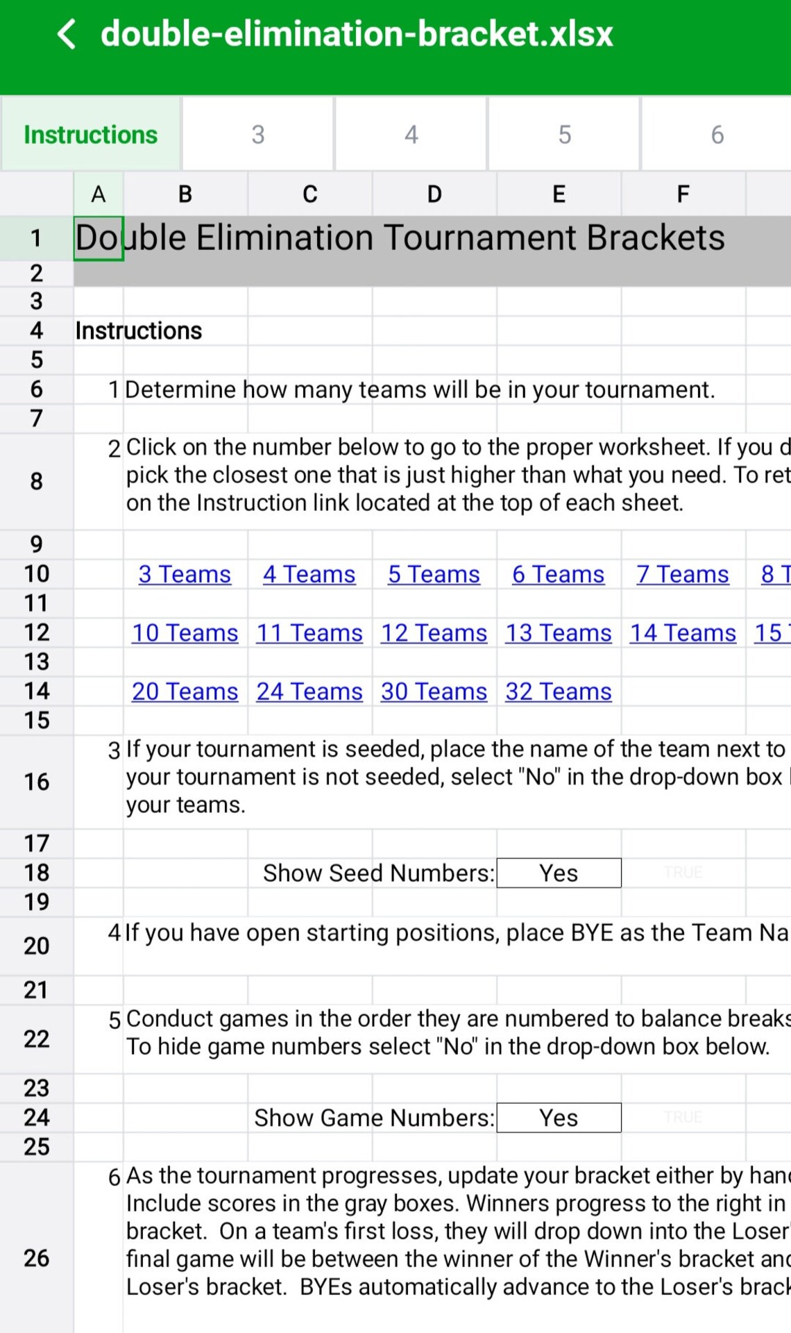 Sports Excel Spreadsheets - Etsy