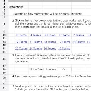 Sports Excel Spreadsheets - Etsy