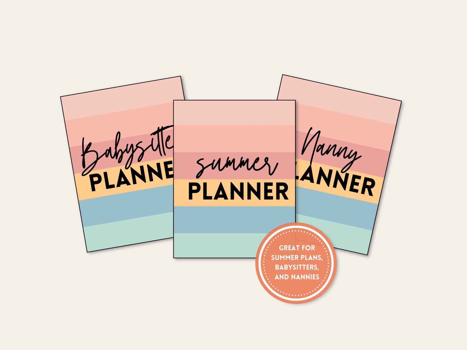 Kids Summer Planner, Editable Nanny Planner, Kids Activity Ideas ...
