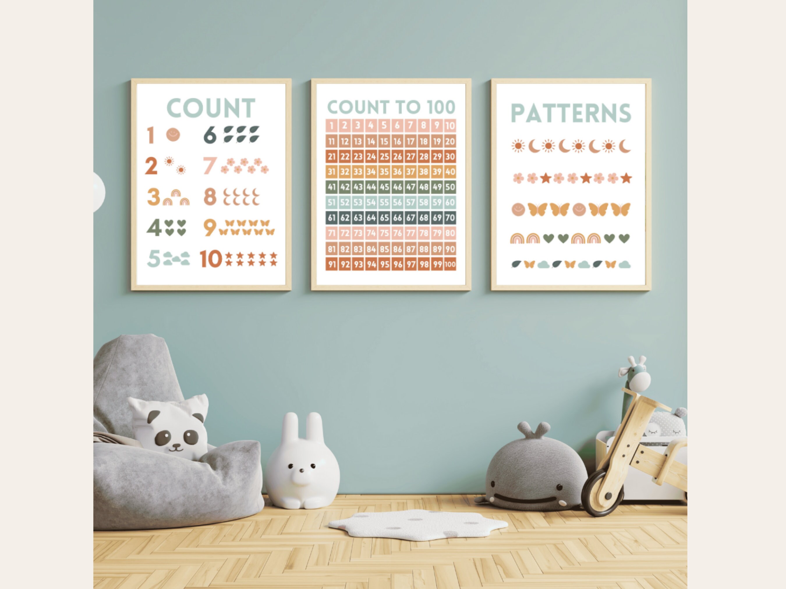 Educational Posters Bundle, Montessori Classroom Decor, Preschool Wall ...