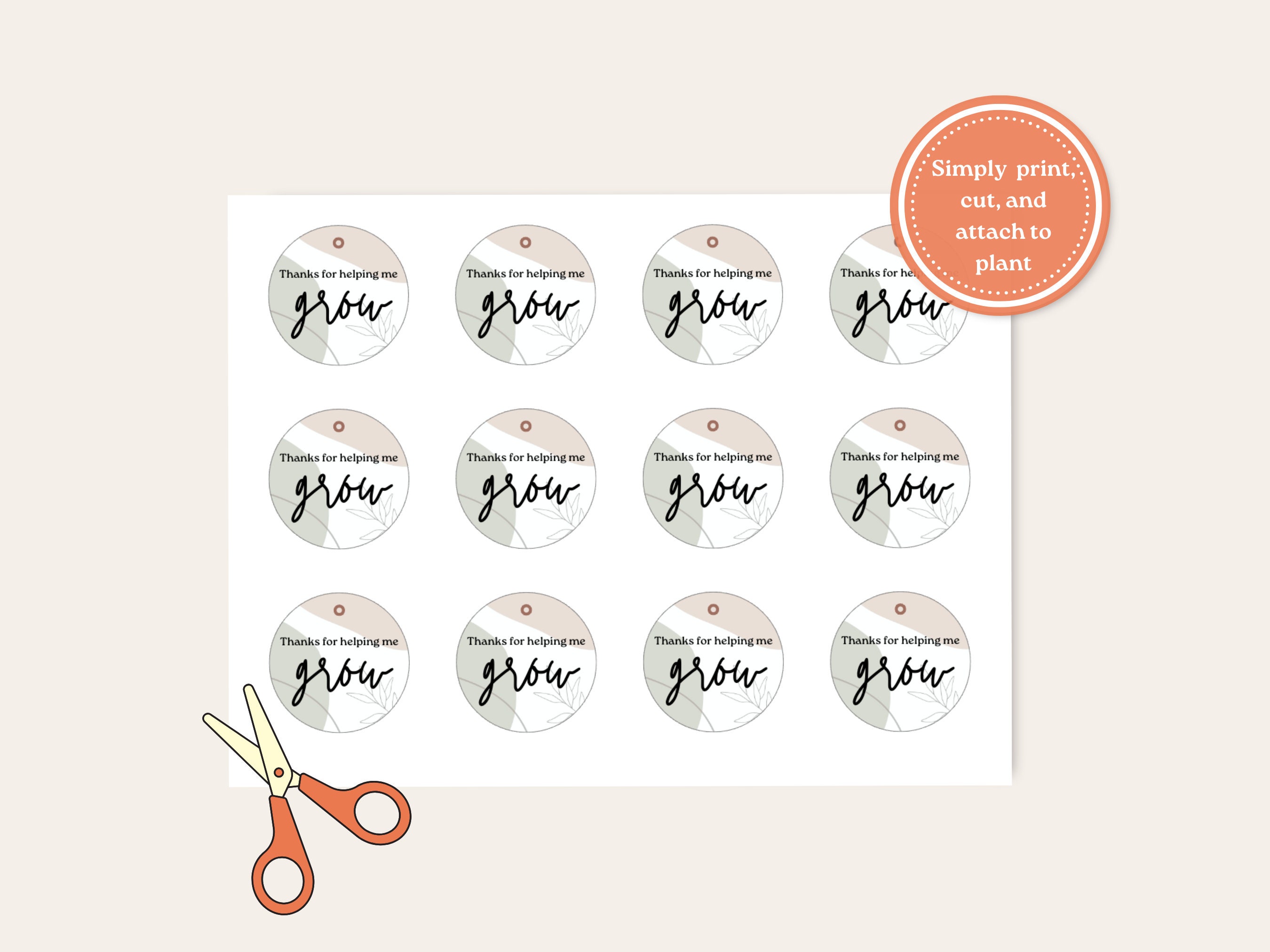 Teacher Appreciation Day Gift Idea, Teacher Plant Gift Tag, Daycare ...