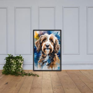 Sheepadoodle in Bathroom Bathtub Art Bathroom Wall Art Thin Canvas - Etsy