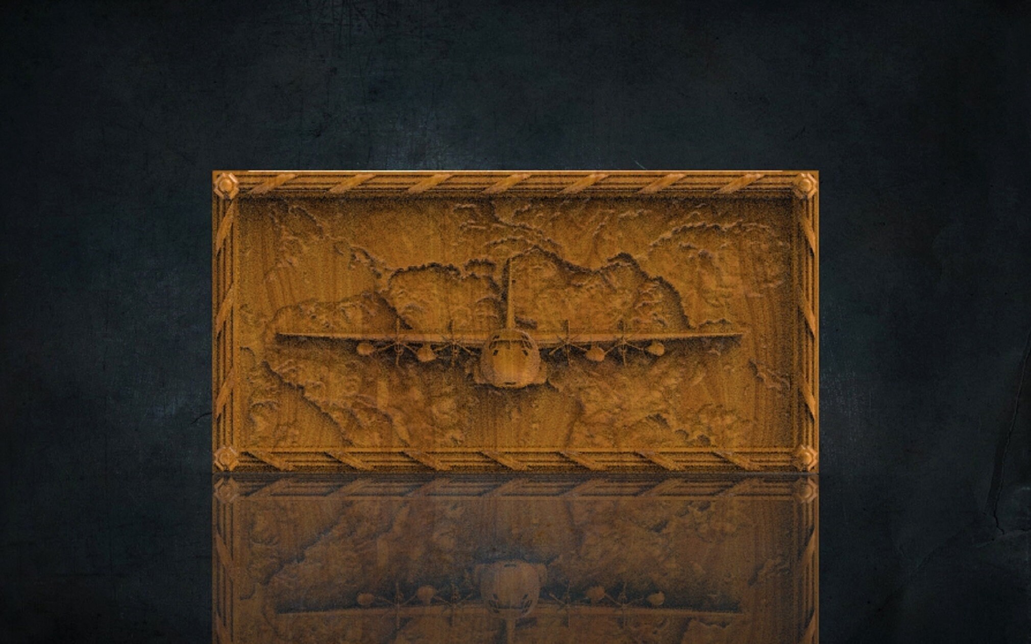 Airplane Cnc Router Files for Wood: Dxf, Dwg, Eps, Stl, Svg, Laser ...