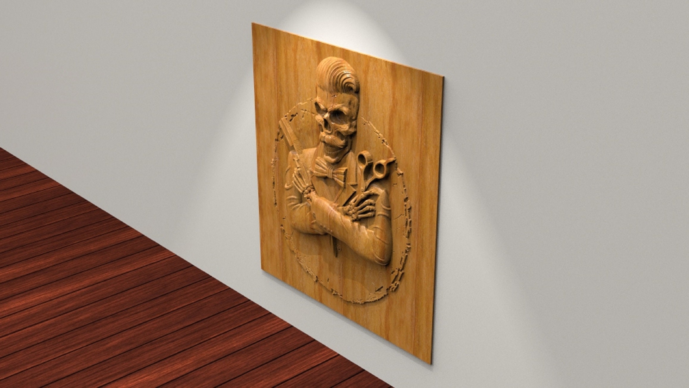 Barber Cnc Router Files for Wood: Dxf, Dwg, Eps, Stl, Svg, Laser Cutter ...