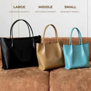 Burgundy Spacious Leather Handbag, Large Womens Shopping Bag, Shoulder ...