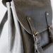 Backpack for Men, Fathers Day Gift, Leather Haversack, Large Backpack ...