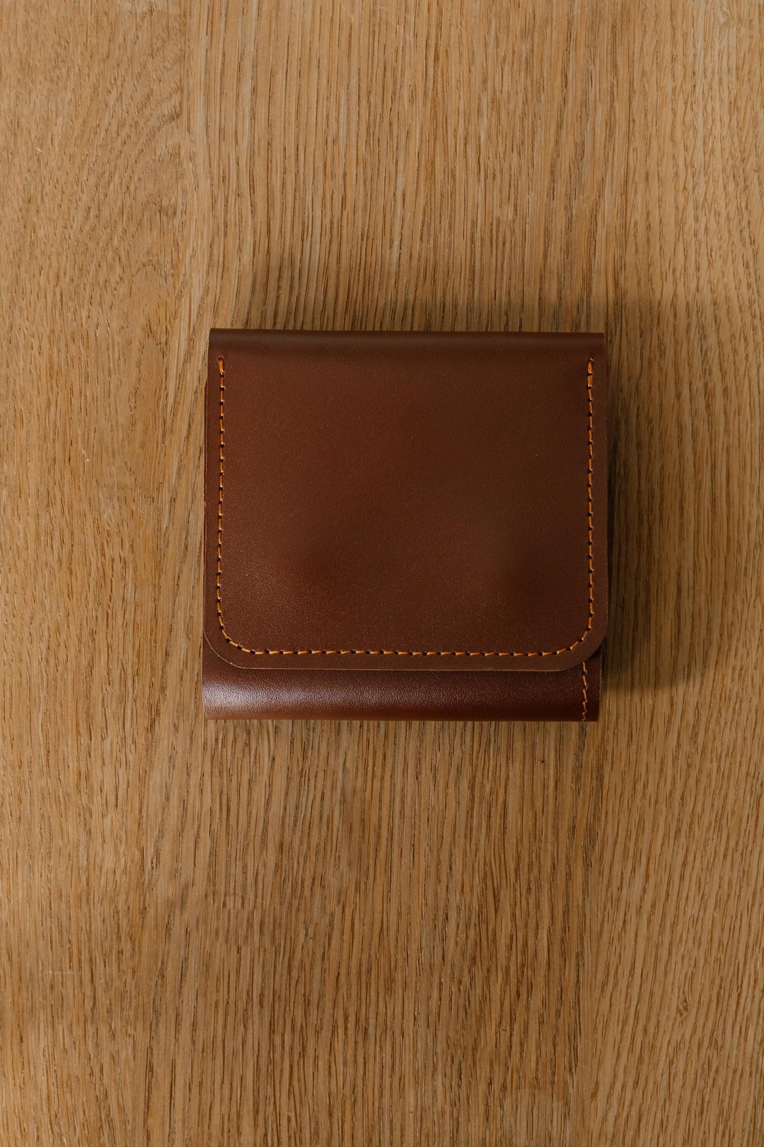 Leather Small Wallet, Front Pocket Mini Wallet for Men, Minimalist ...