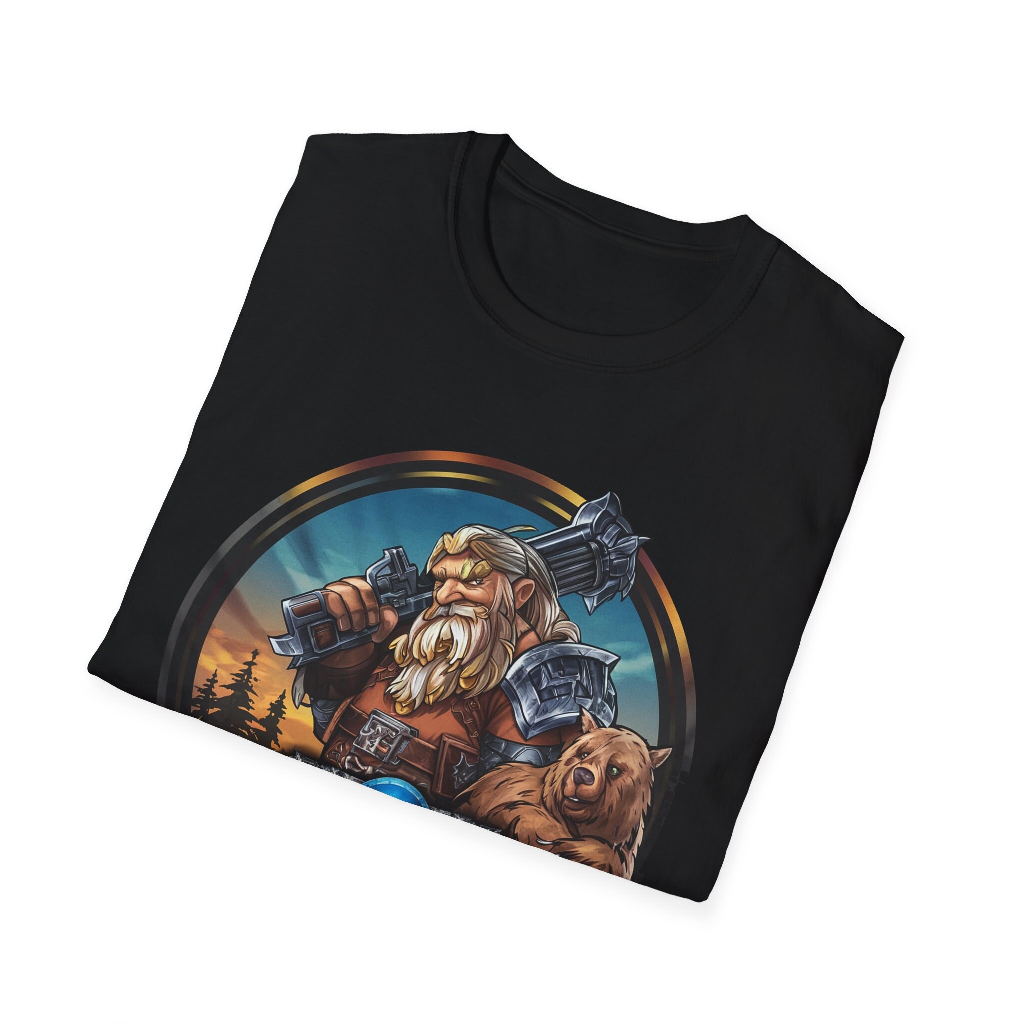 Wow Dwarf Hunter Tee Video Game Fan Apparel, World of Warcraft ...