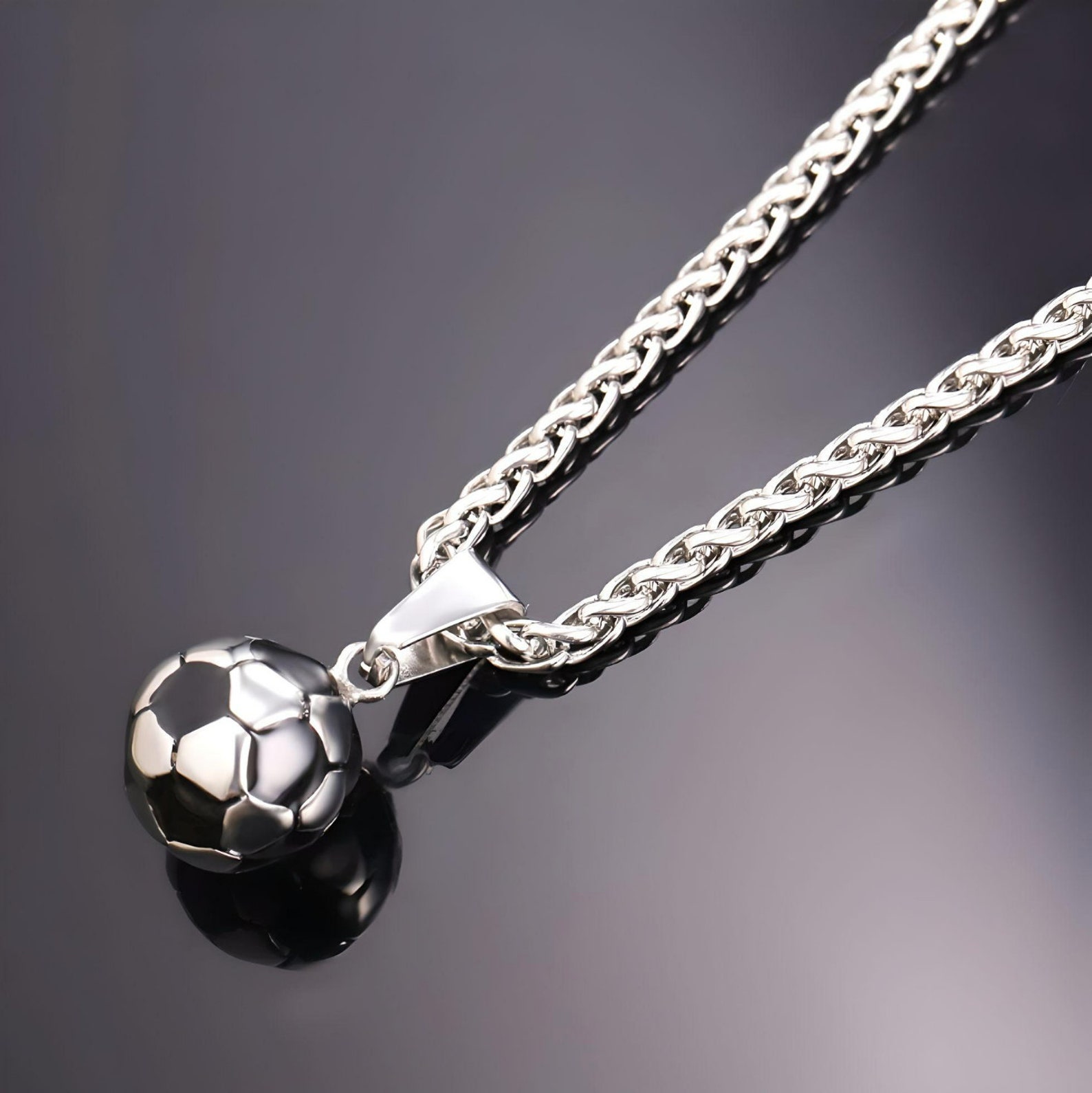 Stainless Steel World Cup Jewelry Pendant for Soccer Fans and ...