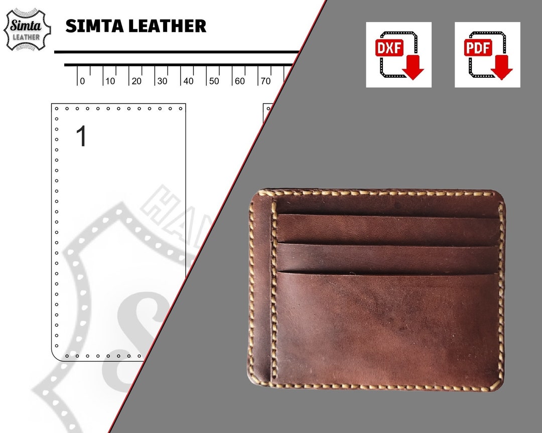 Wallet Model 1 | Pdf and Dxf Model for Wallet | PDF and DXF Digital ...