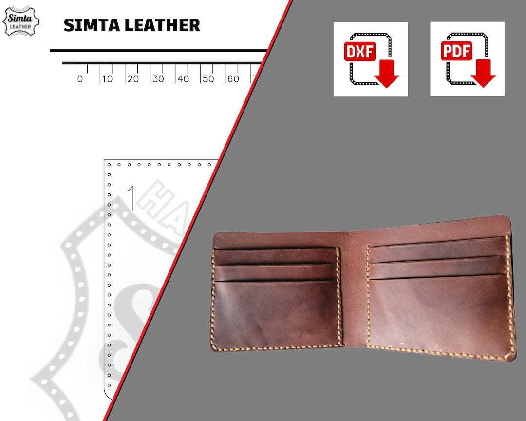 Wallet Model 11 | Pdf and Dxf Model for Wallet | PDF and DXF Digital ...
