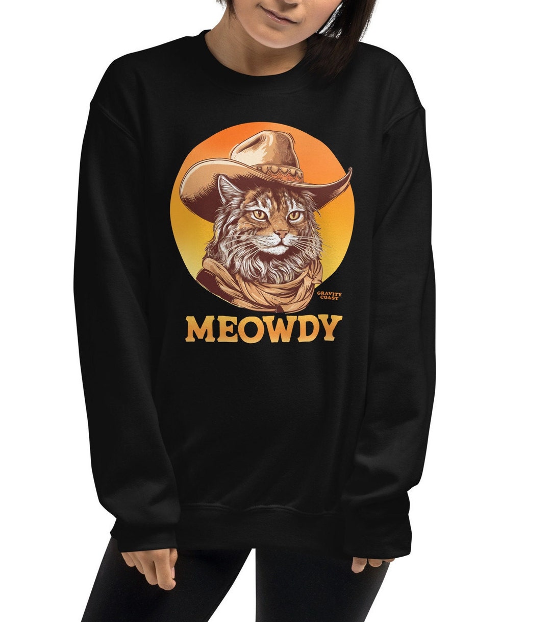 Meowdy Cat Howdy Partner Cowboy Cat Shirt Vintage Cowboy Shirt Funny ...