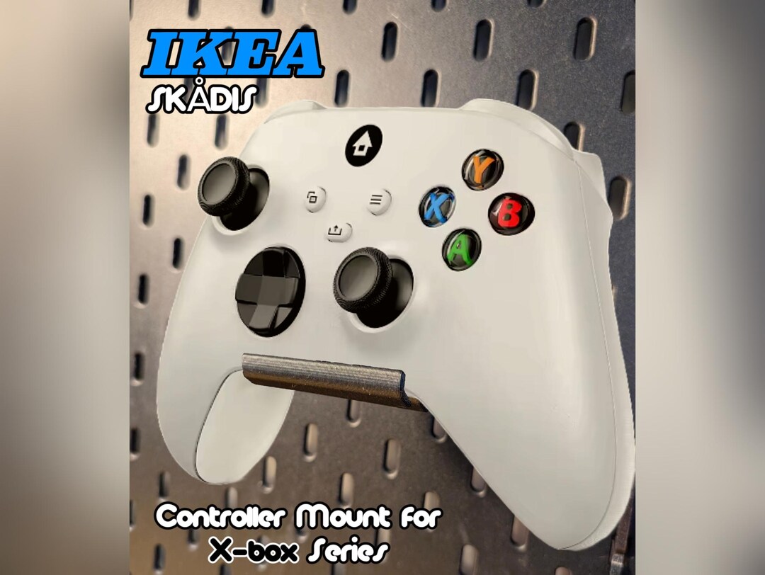 Xbox Series Controller Mount for Ikea Skadis Pegboard, Customizable - Etsy