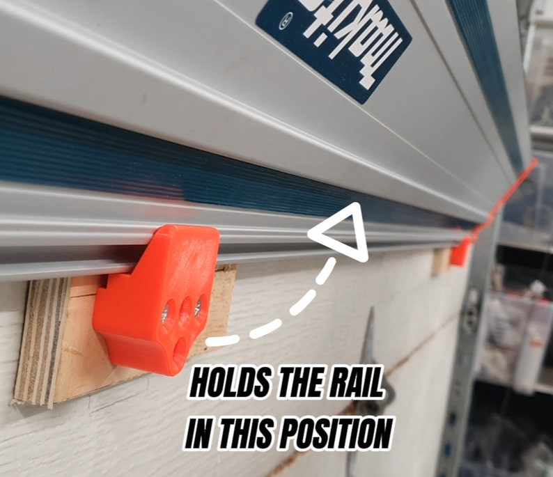 Makita/milwaukee/festool Guide Rail Wall Mount for Shop Garage ...