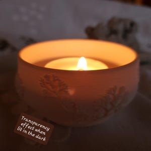 Tea Light Coral Inspired/tea Light for Beach House/eco Friendly Tea ...
