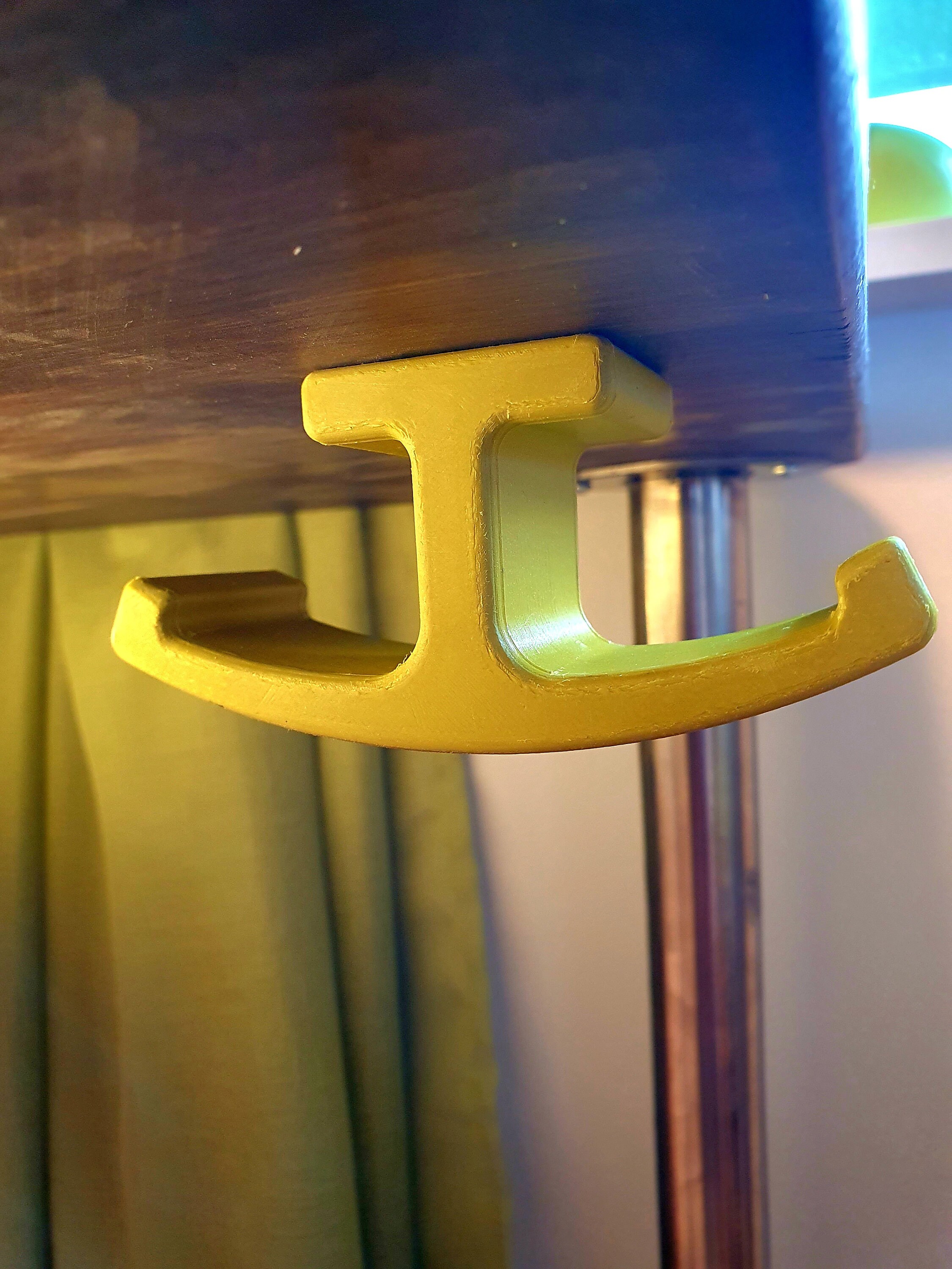 Headphone Holder Under Desk Hook/ STL Files/laptop Bag Hanger/backpack ...