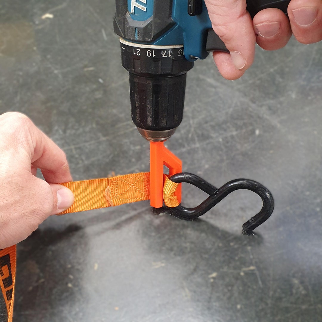 3D Printed Ratchet Strap Winder Tool: Cordless Drill Compatible - Etsy