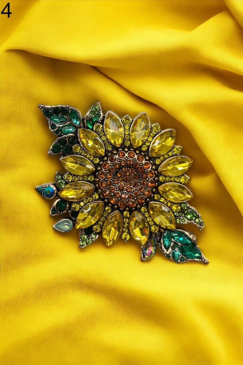Rhinestone Phoenix Brooch, Colorful Animal Jewelry - Etsy