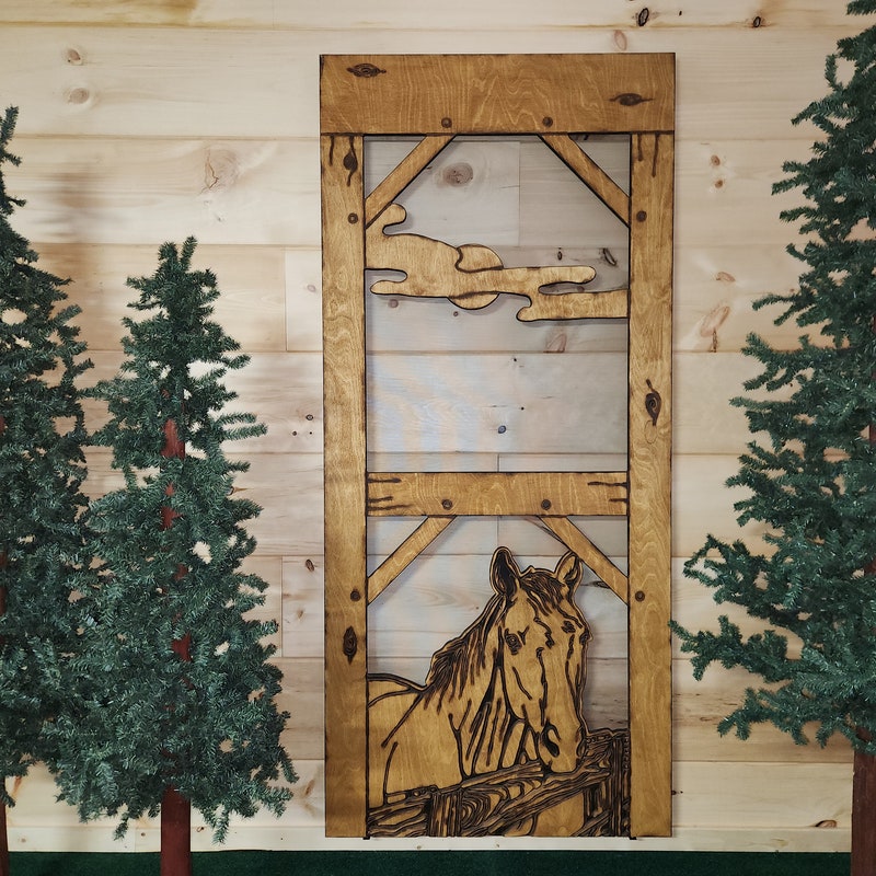 Farmhouse Screen Door - Etsy