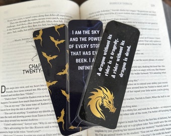 Fourth Wing Bookmarks Matching Bookmarks, Tairn and Andarna Digital ...