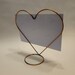 Heart Shaped Picture Display Stand Handmade Steel 4x6 Picture Display ...