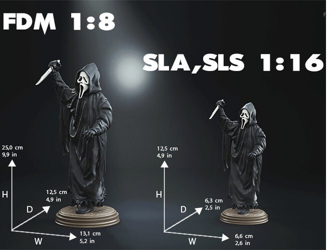 Scream Ghostface Mini Full Size - Etsy