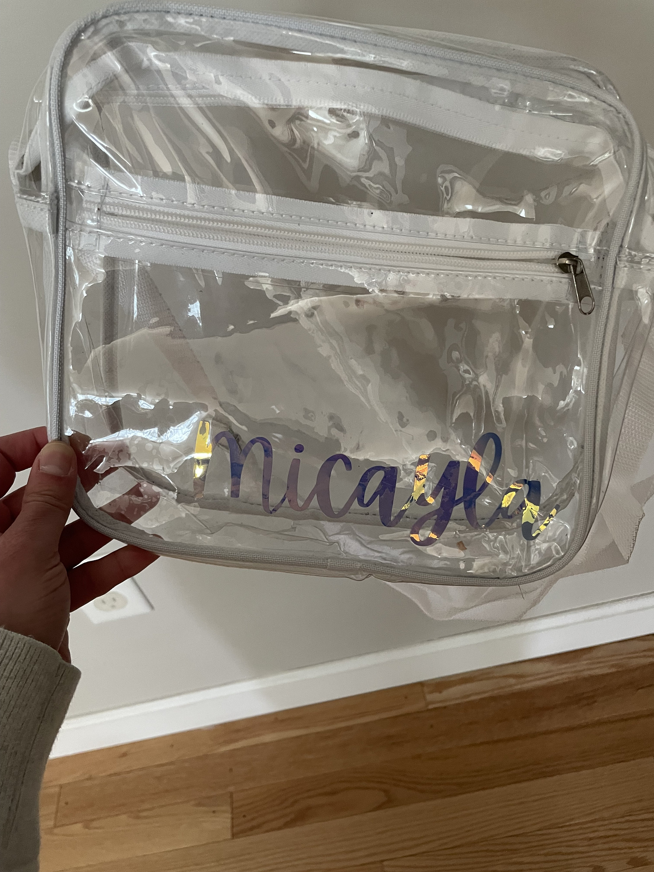 Clear Bag Personalized Stadium Approved Bag Game Day Bag Concert Bag ...