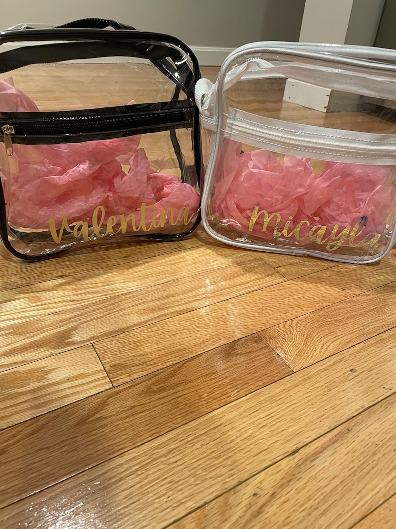 Clear Bag Personalized Stadium Approved Bag Game Day Bag Concert Bag ...