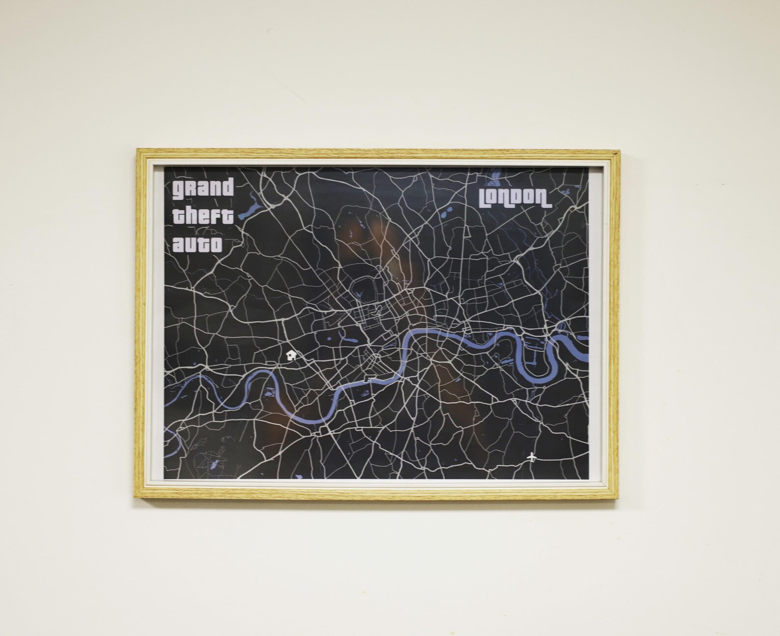 Map of London, UK, Grand Theft Auto Map Customization, Capital Map ...