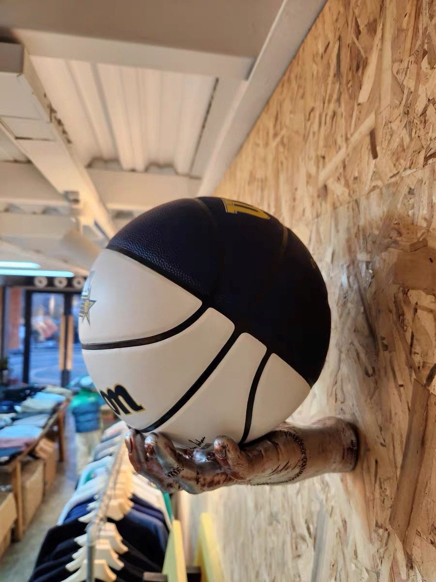Hand-held Basketball Wall Decoration: Sports-themed Interior Decor ...