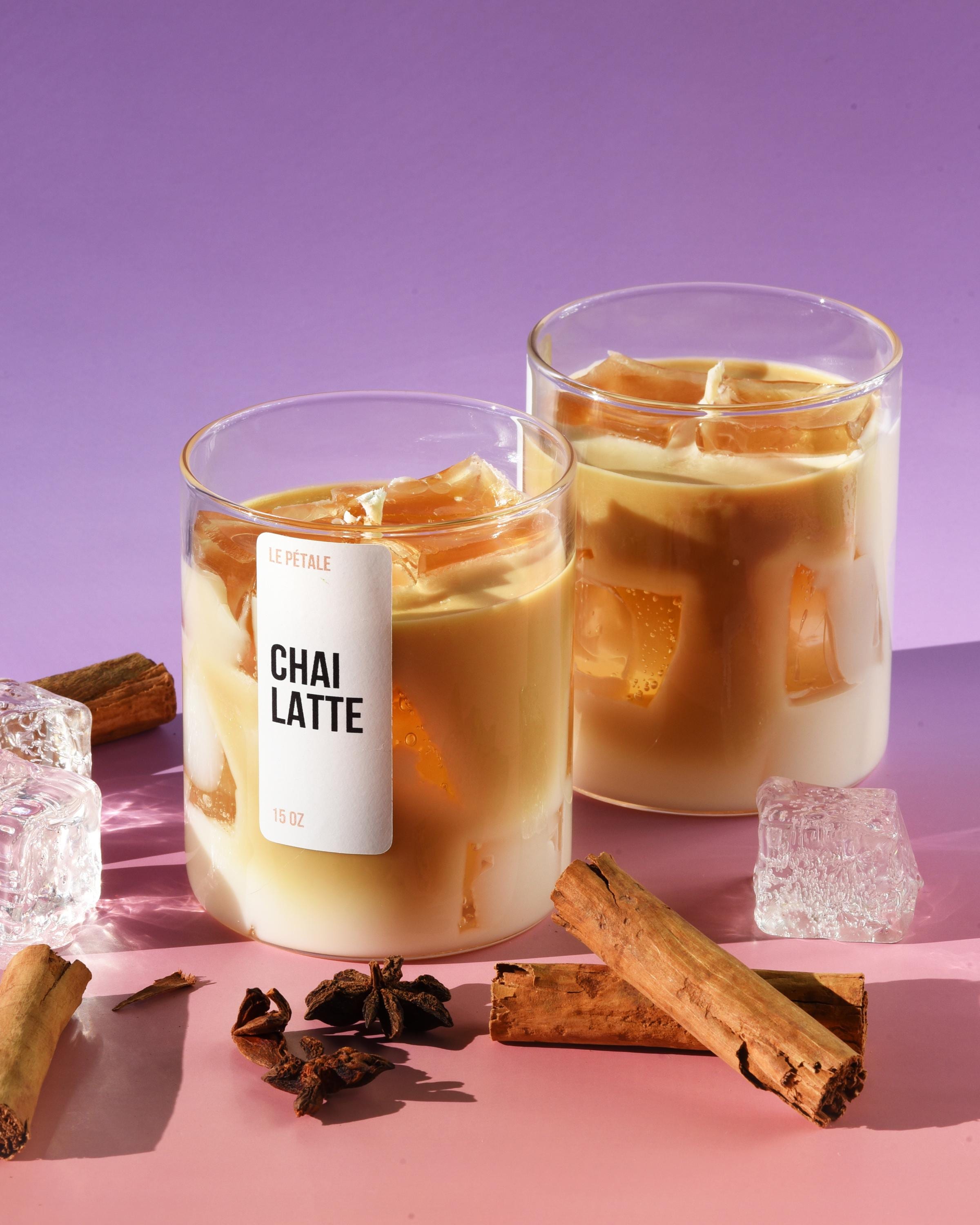 Chai Latte Candle | 15 Oz | Iced Latte Chai Candle | Handmade Soy Wax ...