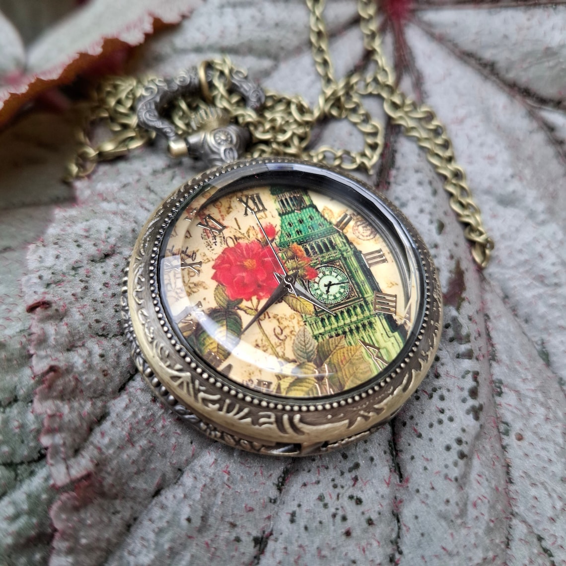 Vintage Necklace Watch , Neck Watch , Pocket Watch , Vintage Pocket ...