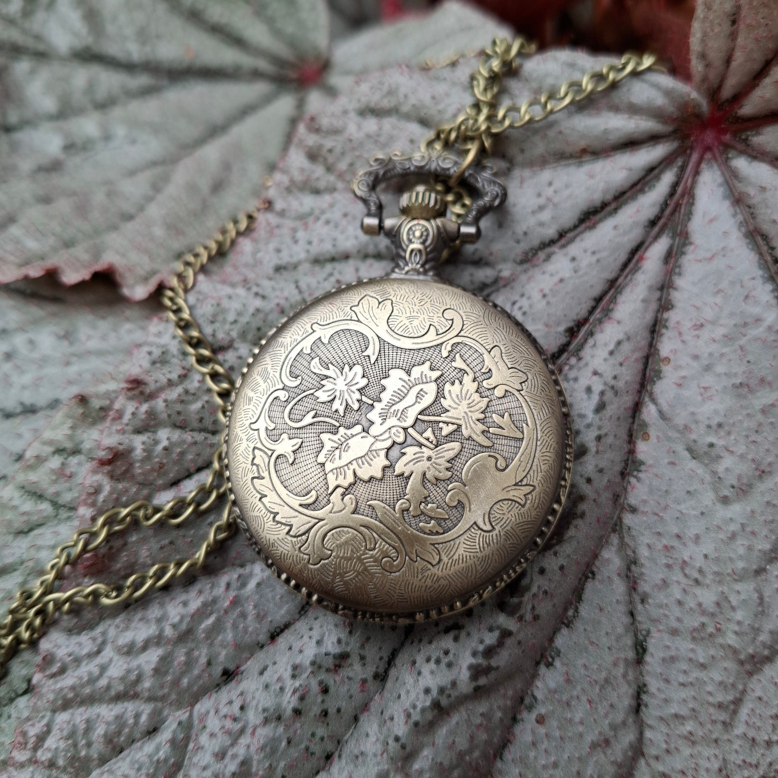 Vintage Necklace Watch , Neck Watch , Pocket Watch , Vintage Pocket ...