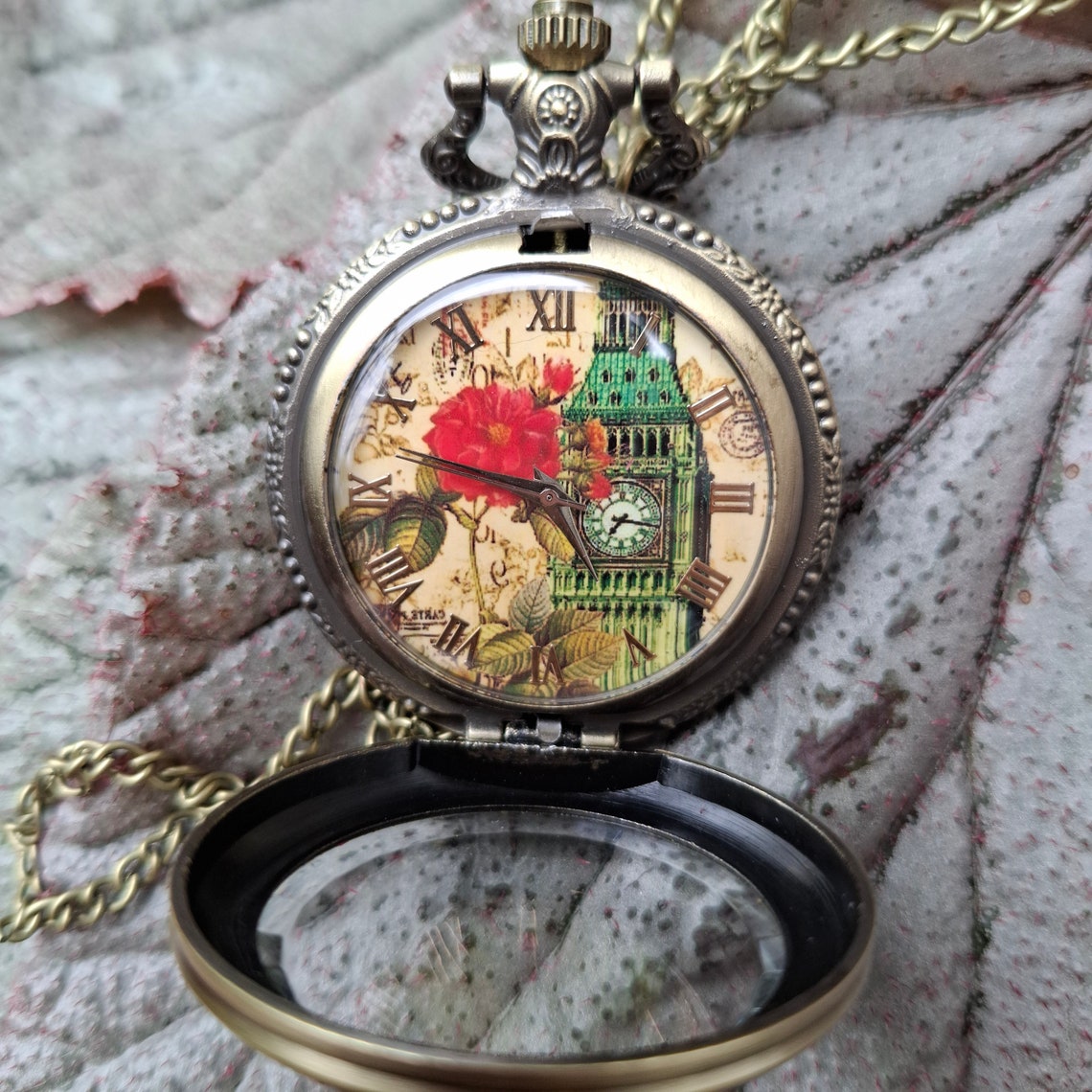 Vintage Necklace Watch , Neck Watch , Pocket Watch , Vintage Pocket ...