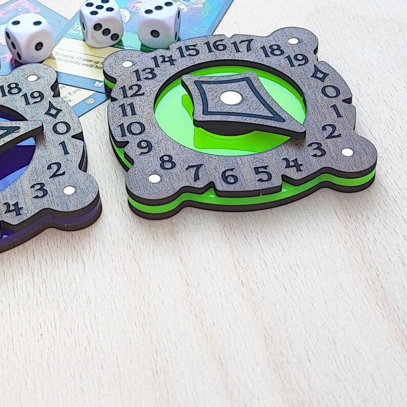 Lorcana Clock Lore Tracker - Laser Cut Files 3mm - Digital Product PDF ...