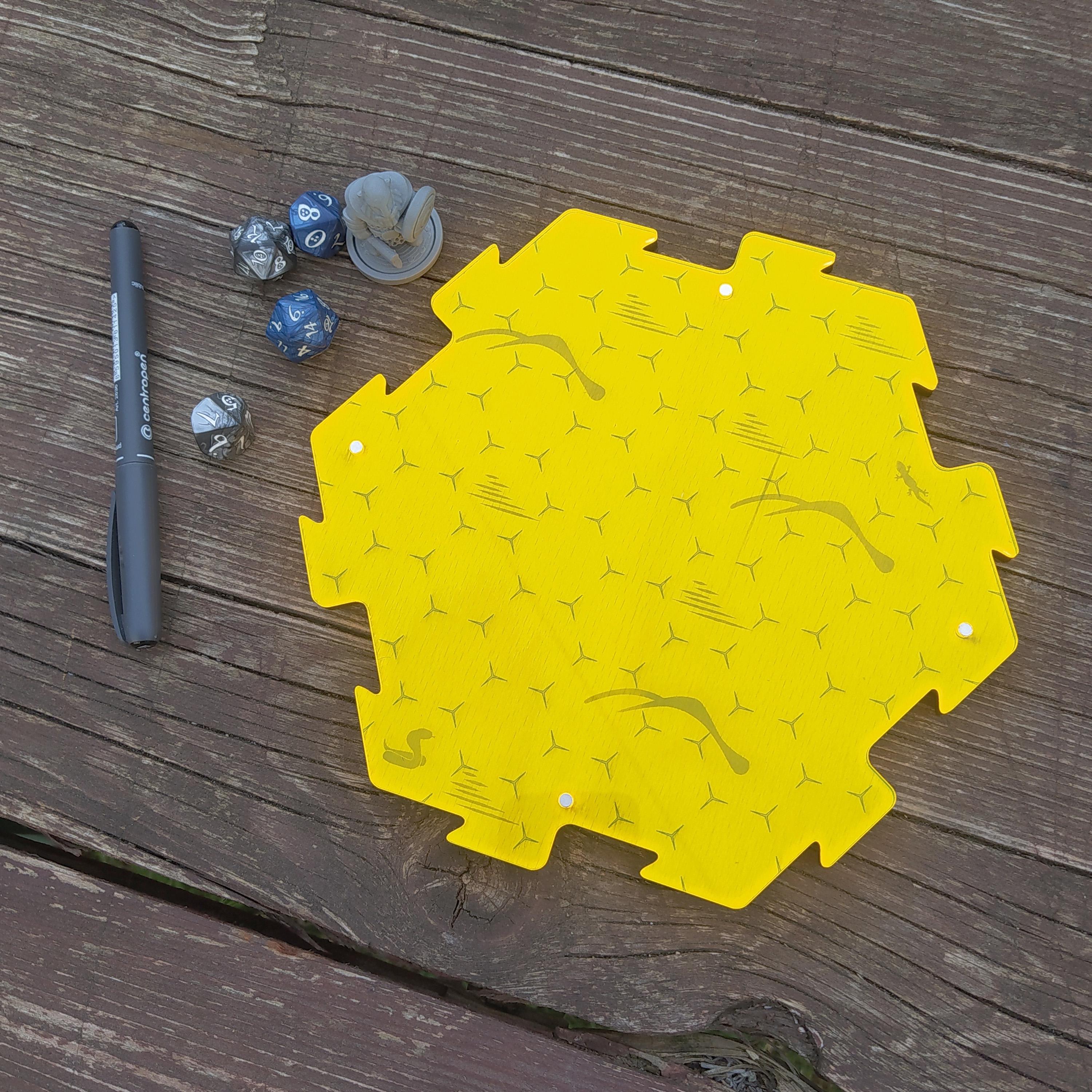 Hex Grid Map - Tabletop RPG and Wargaming Hexagon Battle Map - Dungeons ...