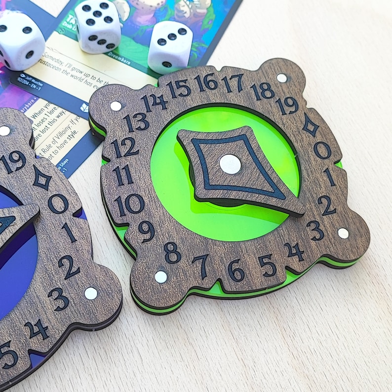 Lorcana Clock Lore Tracker Laser Cut Files 3mm Digital Product PDF SVG ...