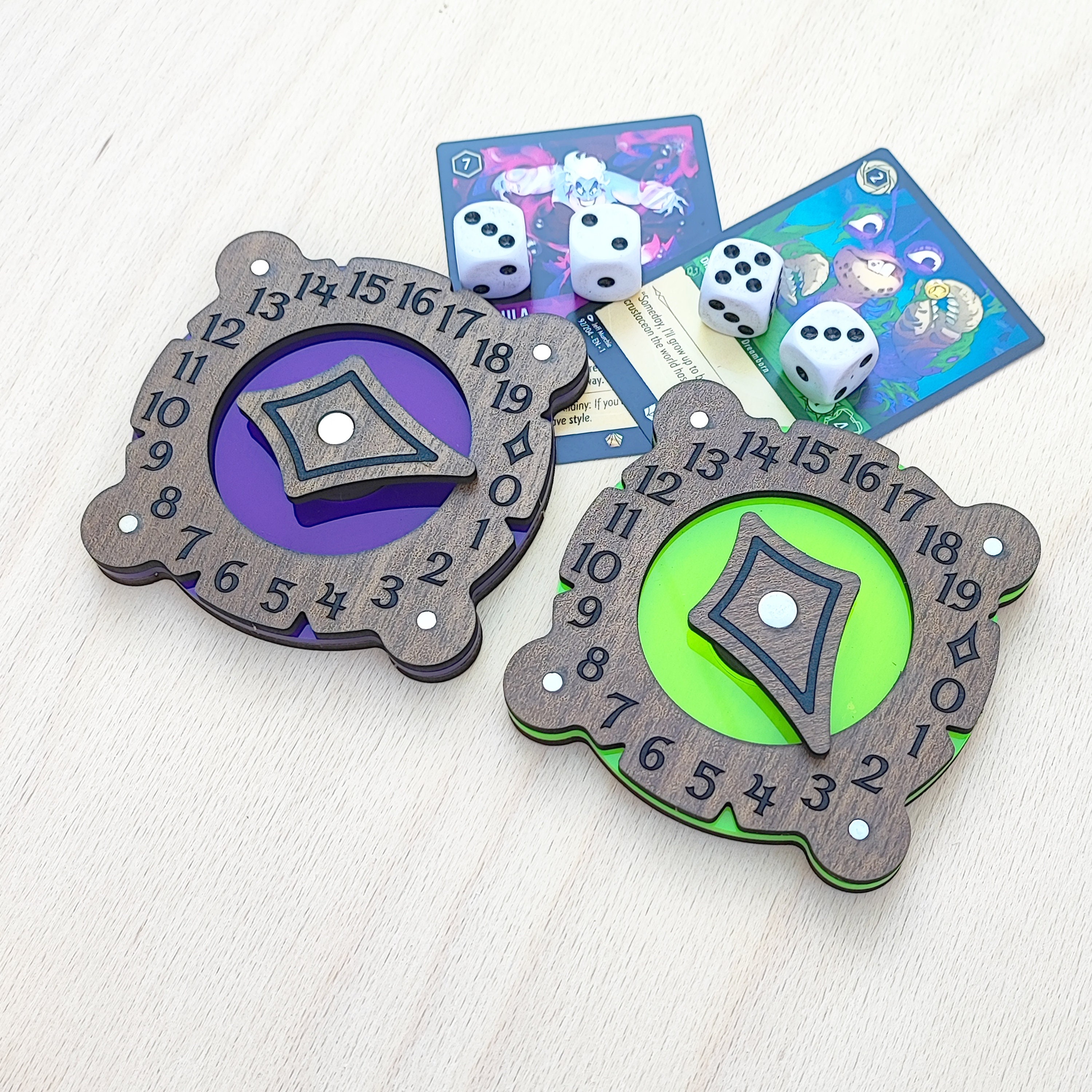 Lorcana Clock Lore Tracker - Laser Cut Files 3mm - Digital Product PDF ...