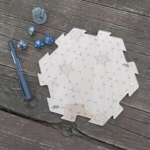Tabletop RPG Hexagon Grid Battle Map Laser Cut SVG File - Etsy